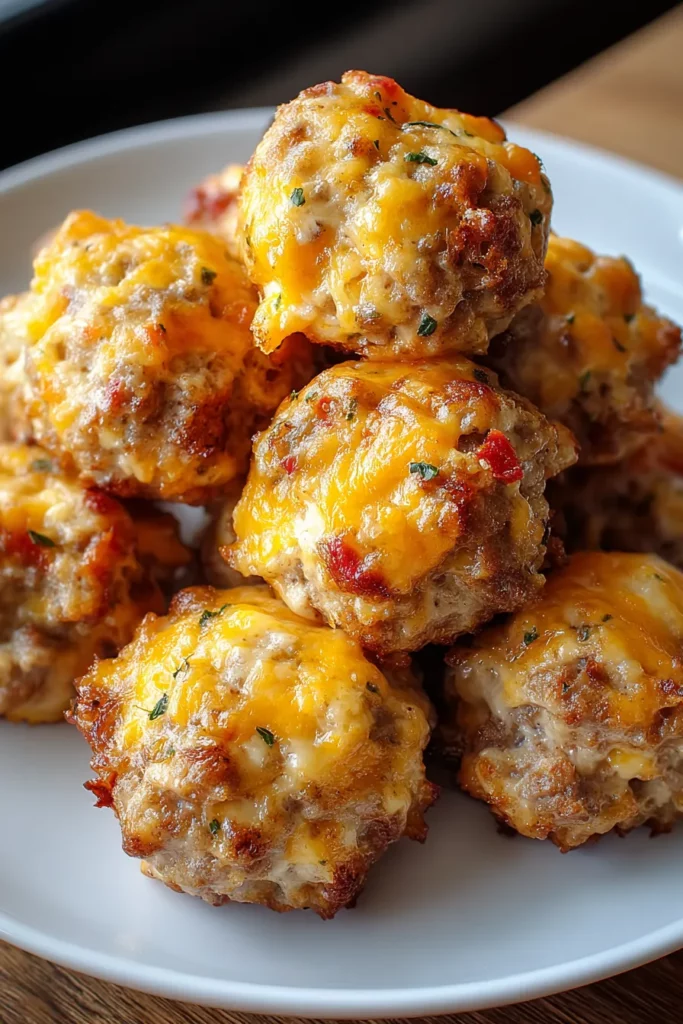 Rotel Cream Cheese Sausage Balls – SavorField