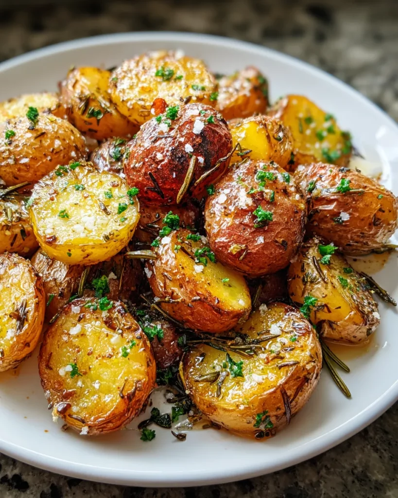 Crispy Herb-Roasted Potatoes with Garlic and Sea Salt – SavorField