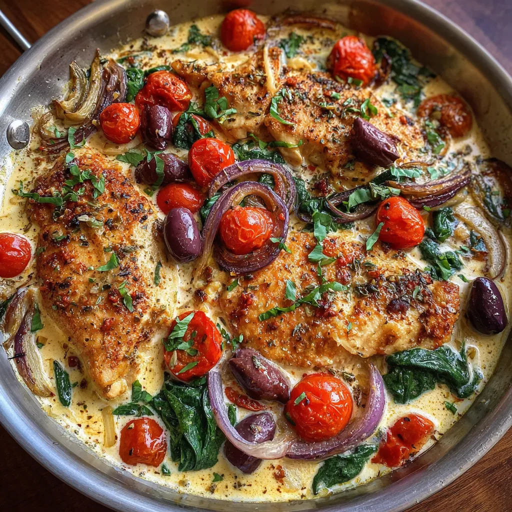 Creamy Mediterranean Chicken Skillet – SavorField